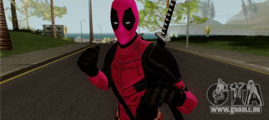 Deadpool in Pink für GTA San Andreas