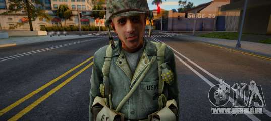 American Soldier von CoD WaW v6 für GTA San Andreas