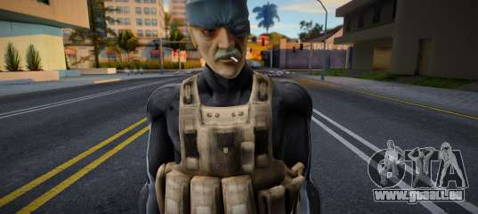Solid Snake Black für GTA San Andreas